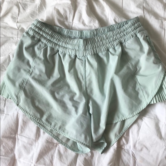 lululemon athletica | Shorts | Rare Mint Lululemon Ruffle Pleat Shorts ...